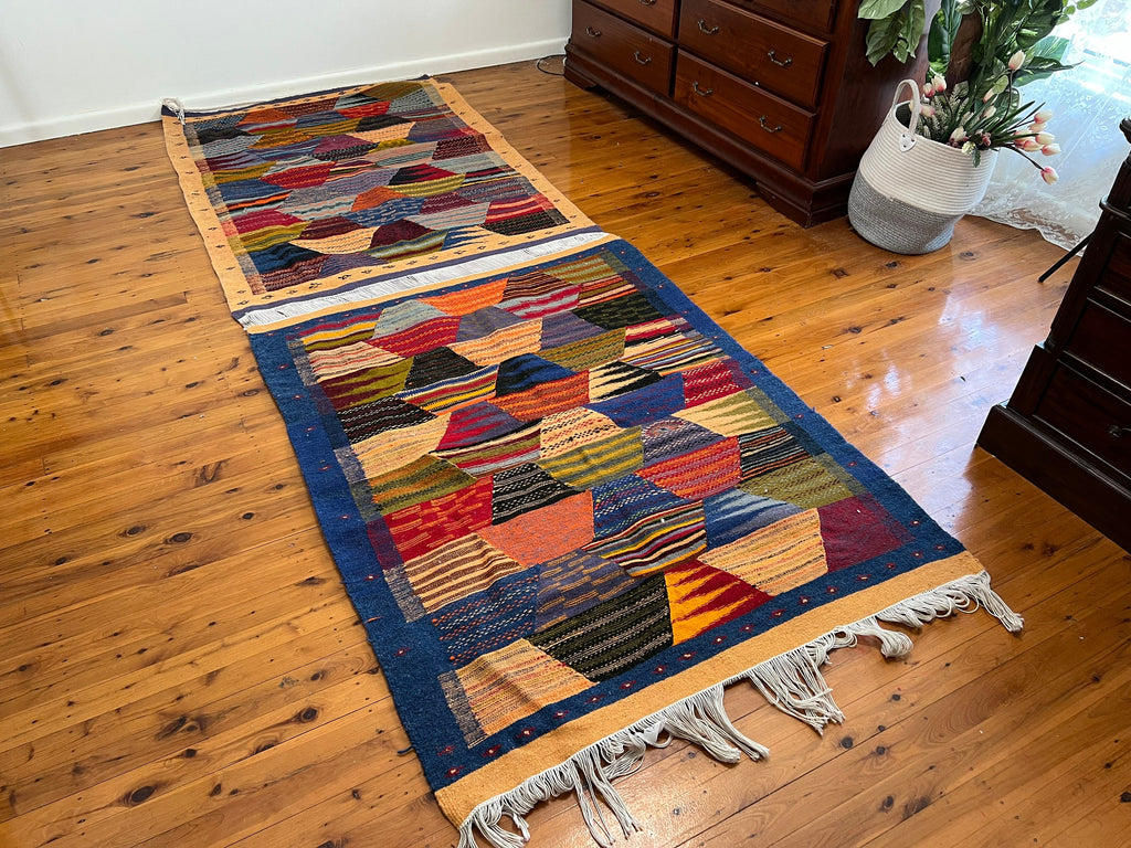 Moroccan vintage runner Rug - Rug in Australia - Colorful Area Rug - L ...